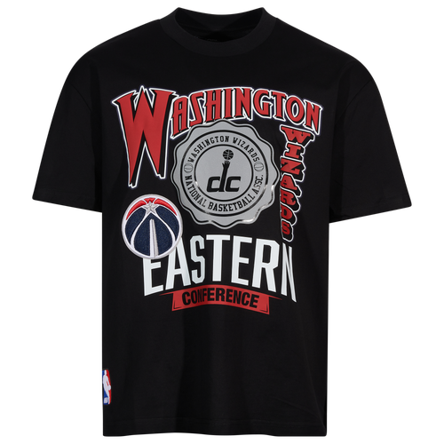 Pro Standard Mens Wizards Antique DS T Shirt Black Multi Size L