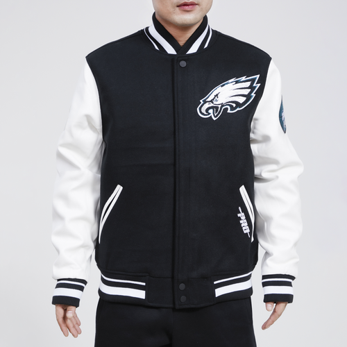 Pro Standard Mens Philadelphia Eagles Eagles Old E Jacket In Black ...