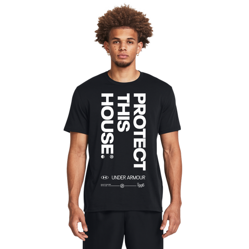 Black under armour t shirt store