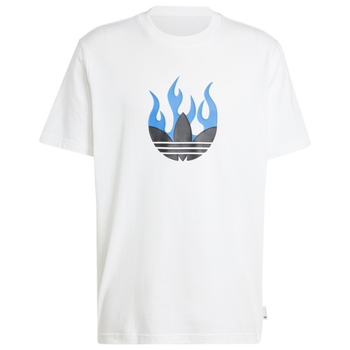 Adidas Fire Logo Adidas Originals T Shirt Print Black/zwart