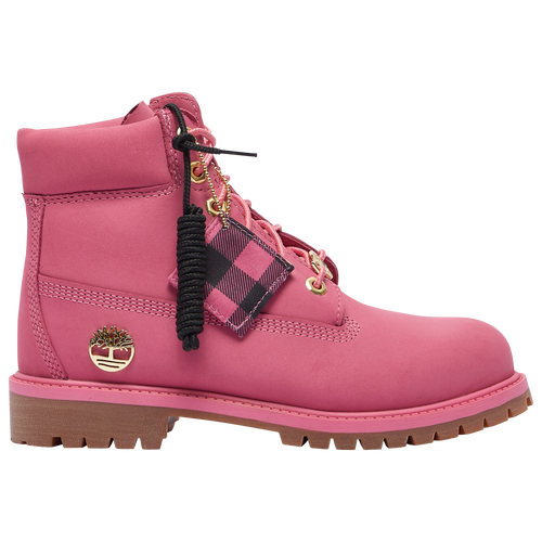 Timberland Kids' Girls 6premium Waterproof Boots In Pink/pink/gold ...