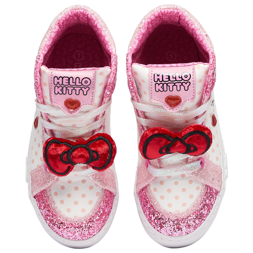 Little Girls Hello Kitty Sweet Pink Hello Kitty Nails On The Cutest