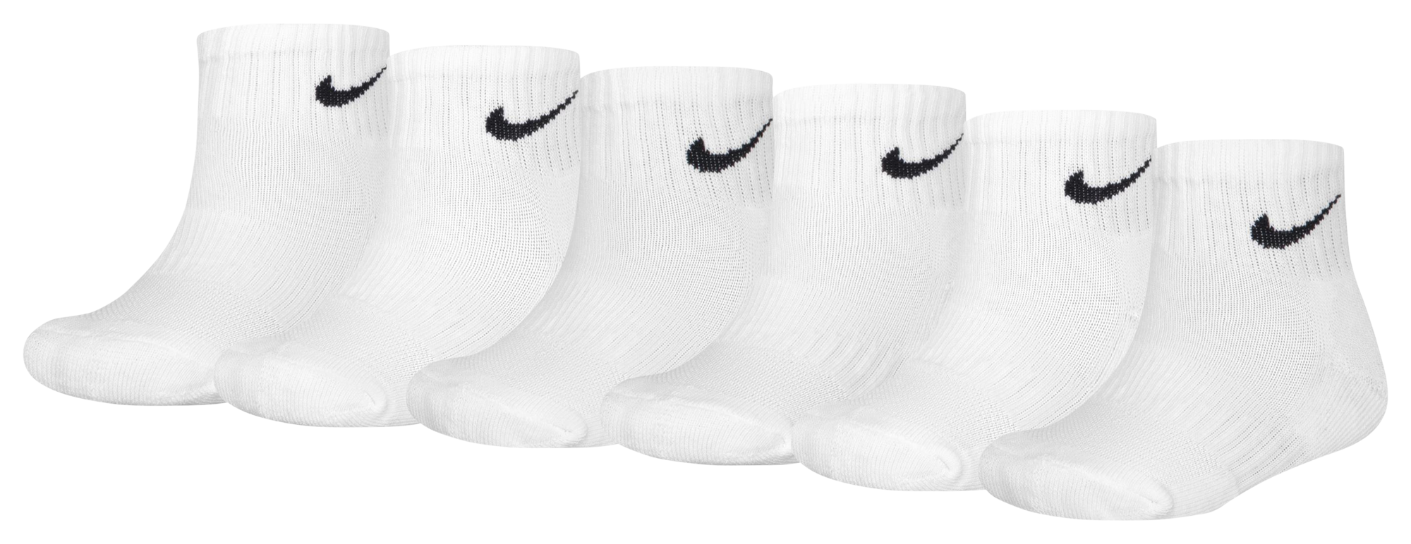 Nike Dri-FIT Performance Basic Quarter Sock 6 Pack | Kids Foot Locker
