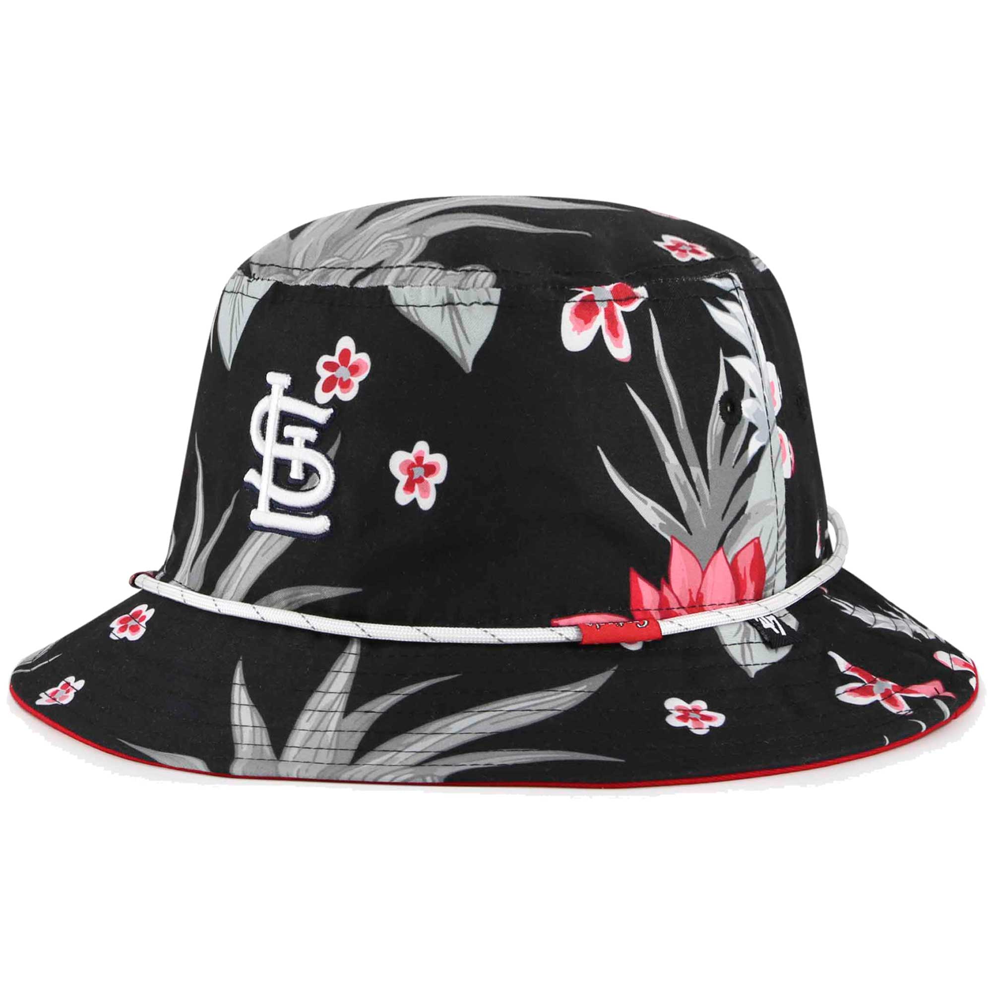 47 Brand Cardinals Dark Tropic Bucket Hat - Men's | Plaza Las Americas