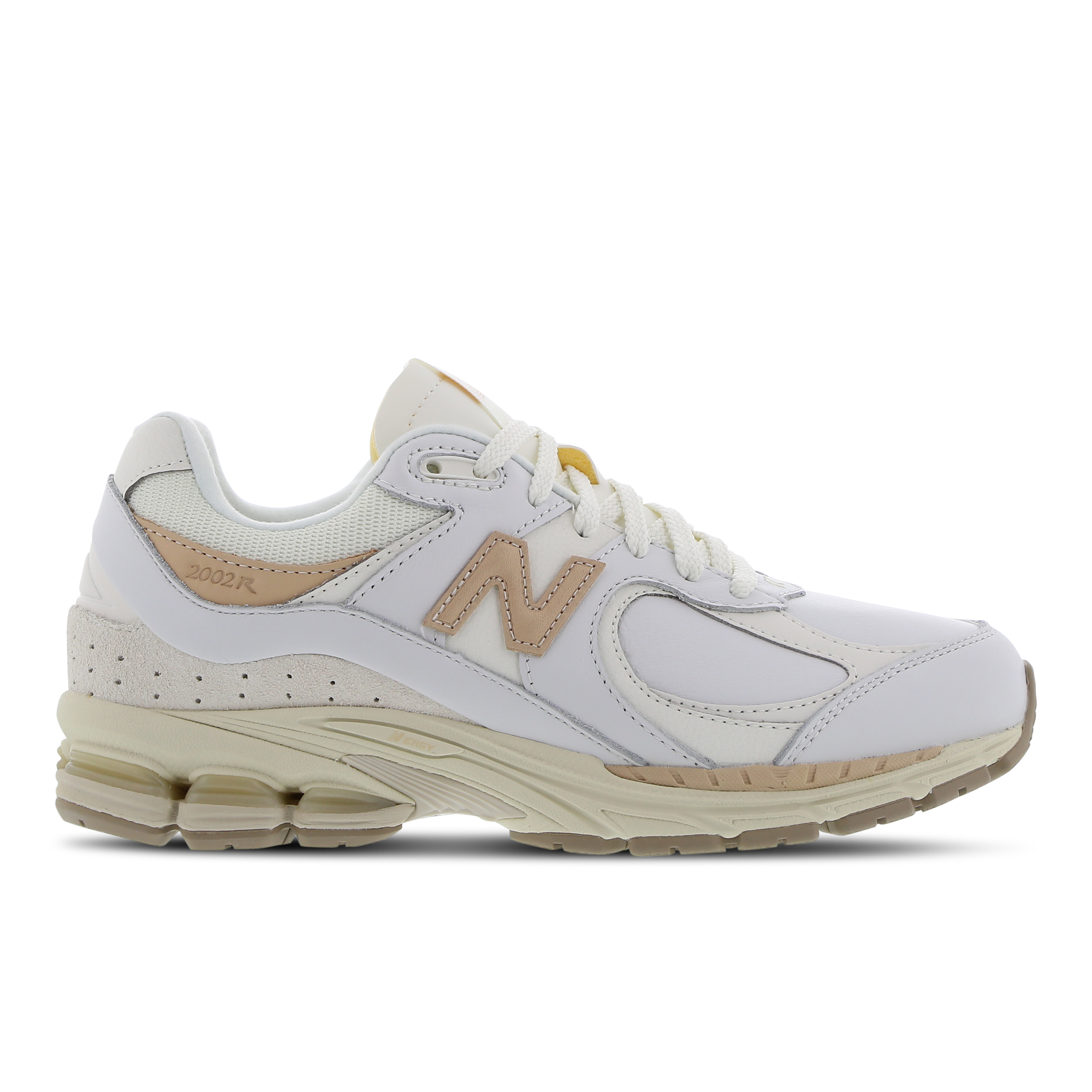 New Balance Roze en witte 2002R Sneakers White - Schoenen.nl